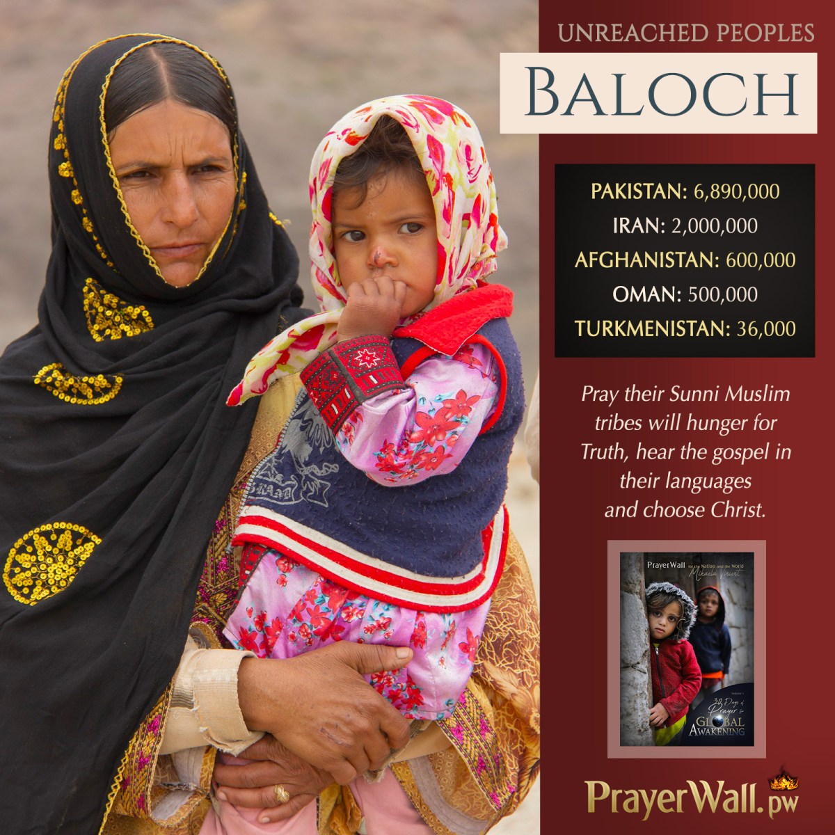 The Baloch of Balochistan, Pakistan – PRAYER WALL